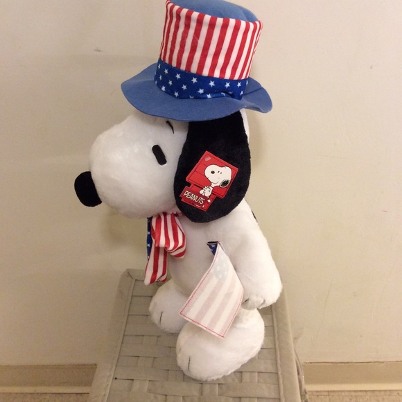 Peanuts | Toys | Peanuts Snoopy Usa 7 Fourth Of July Stuffed Toy | Poshmark